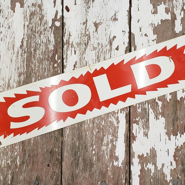 Sold Sign - Etsy