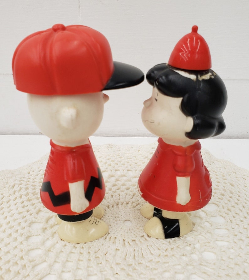 Vintage 1950's Avon Peanuts Lucy and Charlie Brown Bubble - Etsy