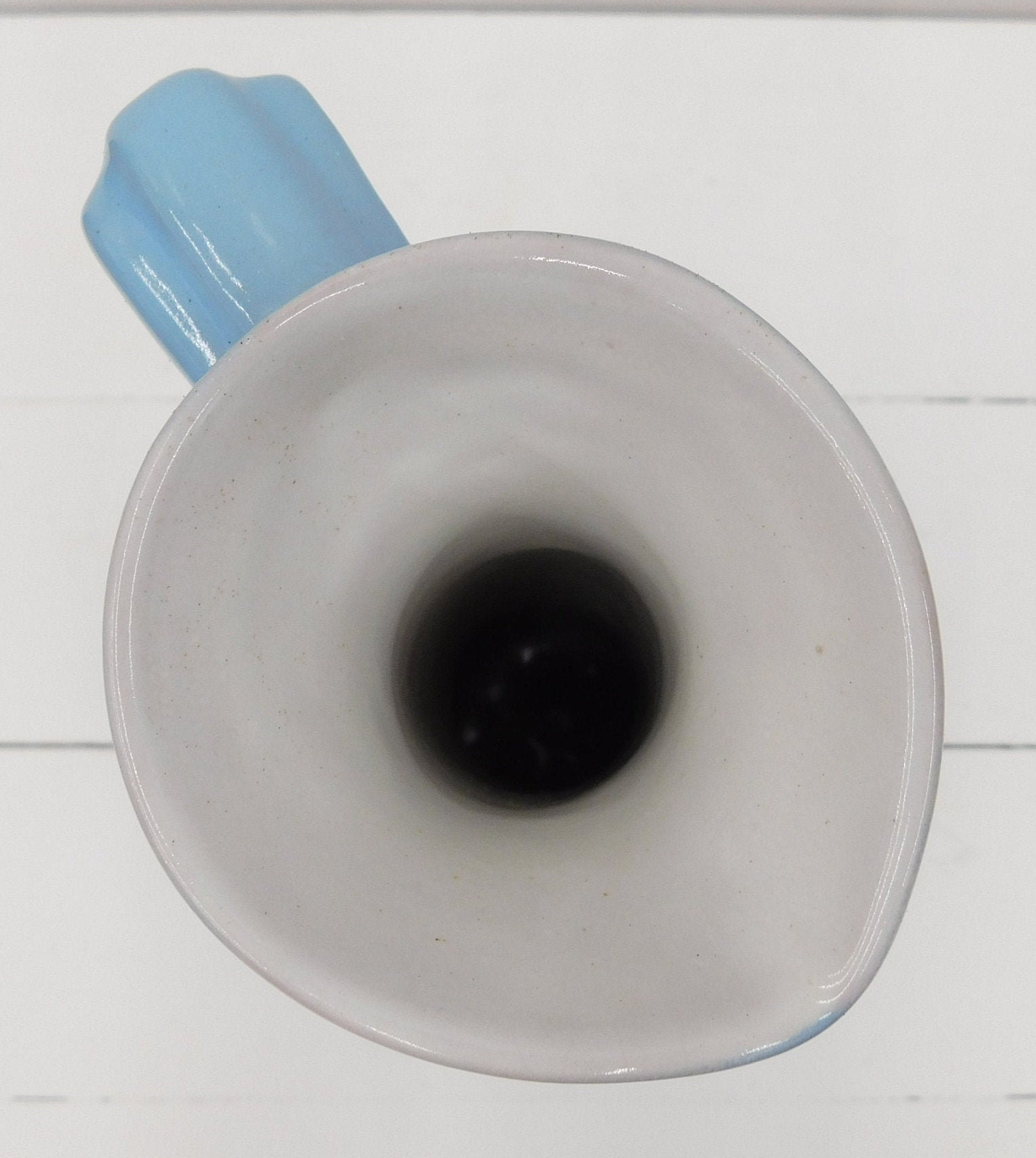 Vintage Blue Frankoma V-10 Pottery Pitcher Oklahoma Pottery | Etsy