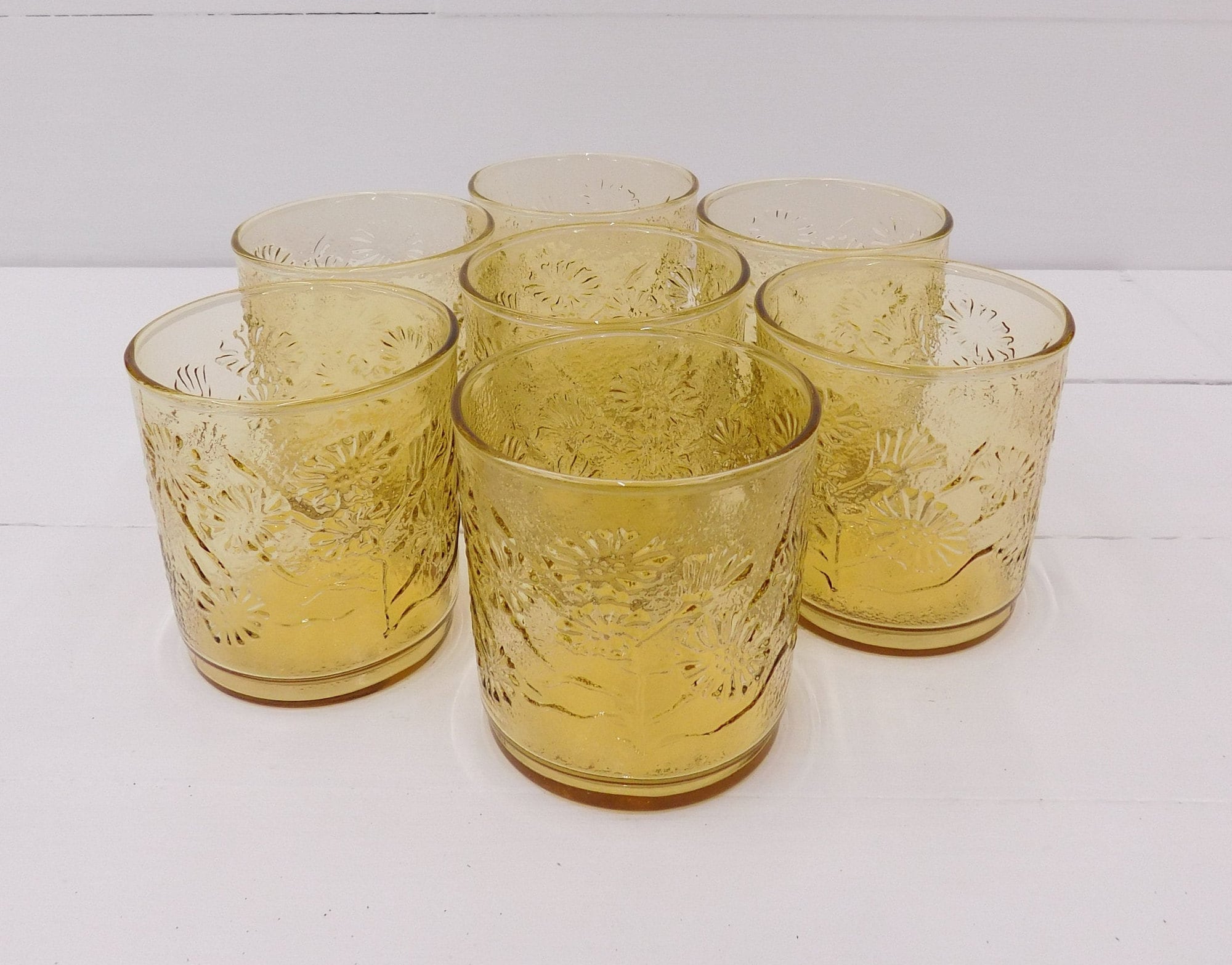 Vintage Drinking Glasses Gold For Sale Only 3 Left At 60
