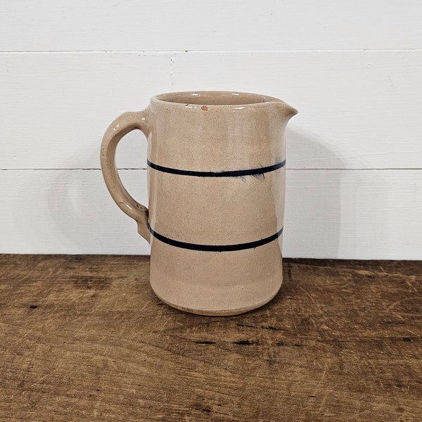 Blue Stripe Pitcher - Etsy
