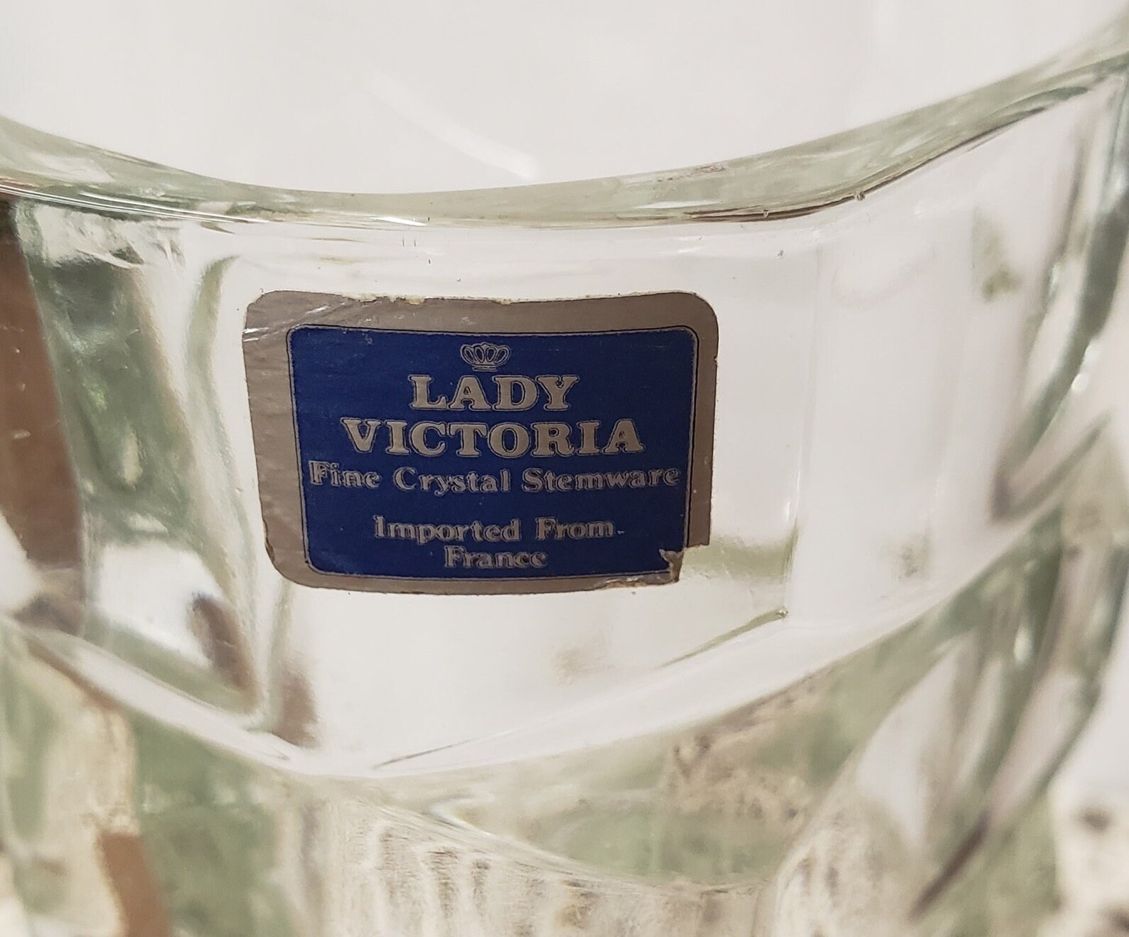 Vintage Lady Victoria France Crystal Glass Flower Vase - Etsy