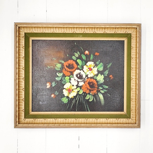 Vintage Mcm Framed Art - Etsy
