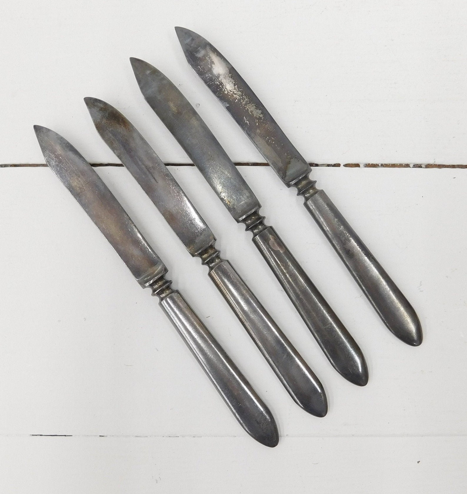 Vintage 1835 R. WALLACE Silver Plated Fruit Knives R.W. & S - Etsy