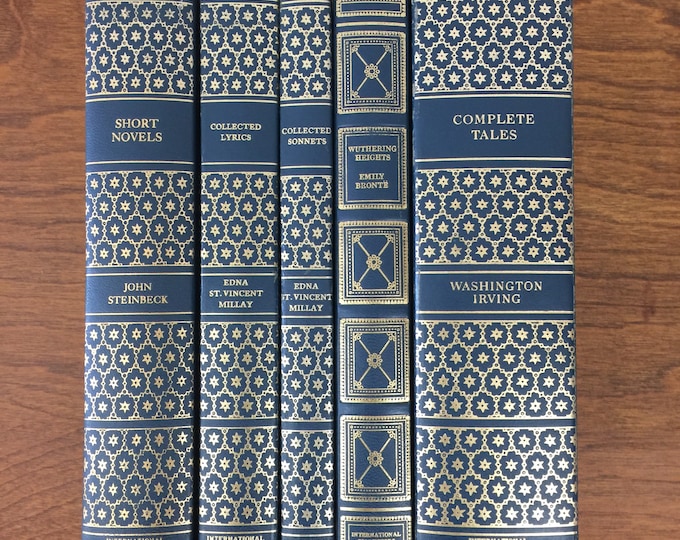 International Collectors Library Set of 5 Books Embossed Gilded Books ...