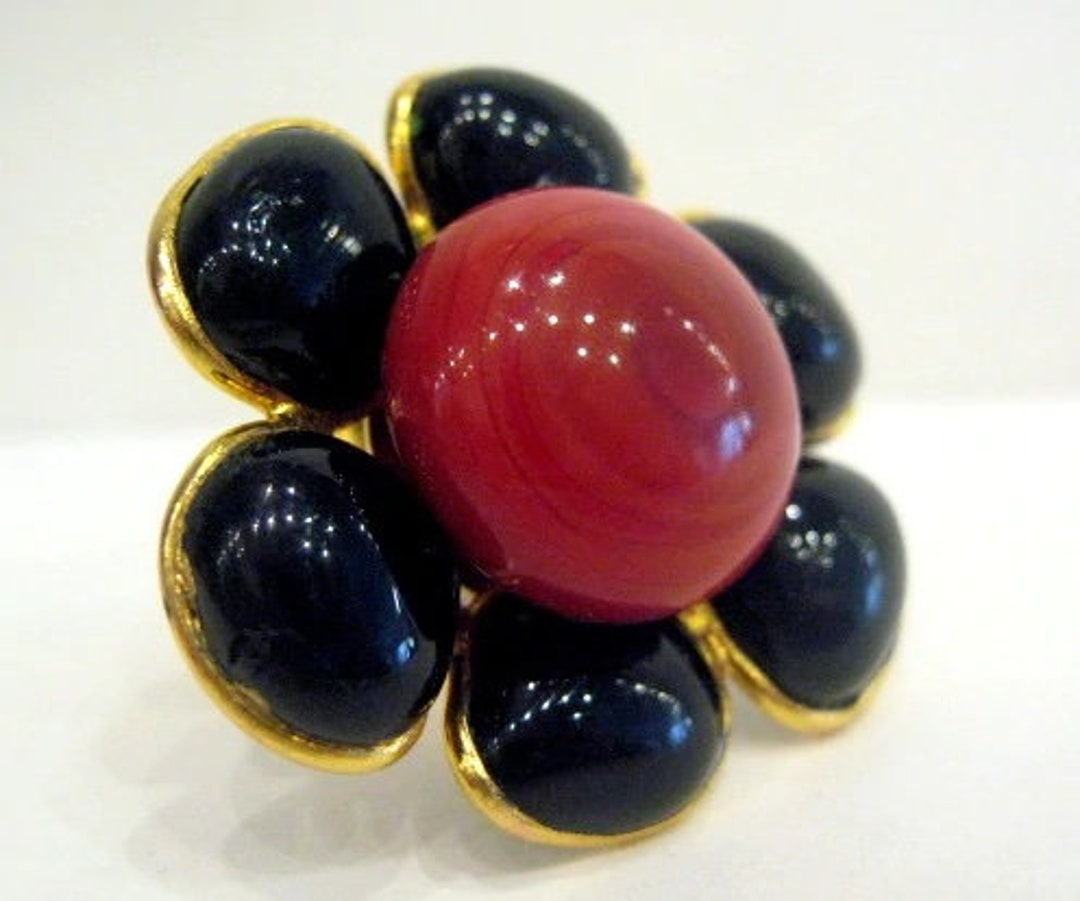 Pate-de-verre (hand-poured-glass) Statement Ring - Etsy