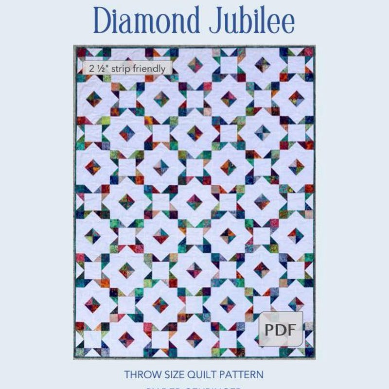 Diamonds Jubilee Quilt Pattern - Etsy