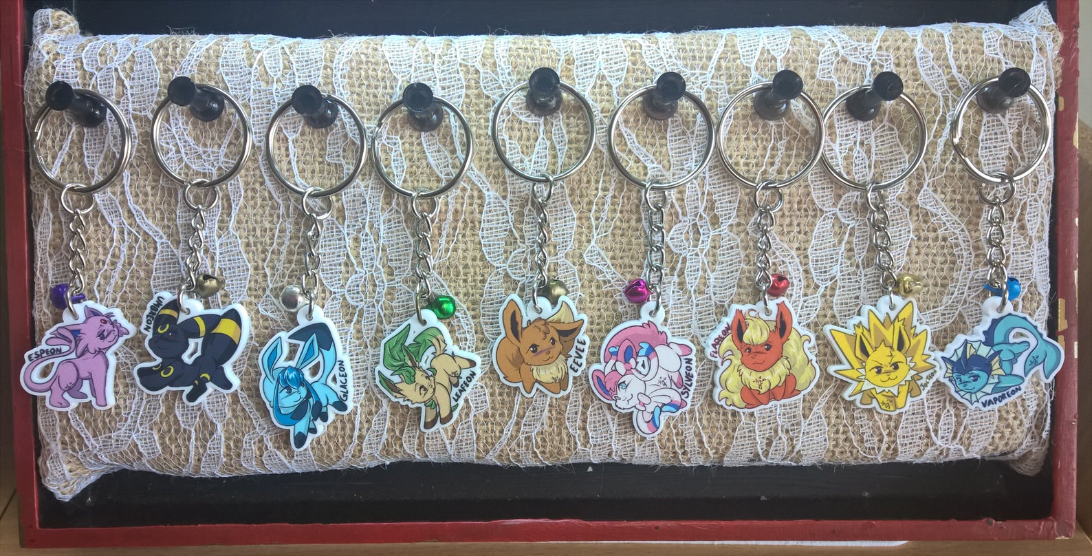 Eevee Evolutions Keychains - Etsy