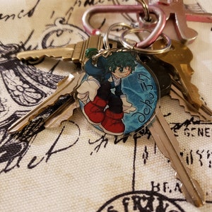 Bakugou and Izuku Keychains - Etsy
