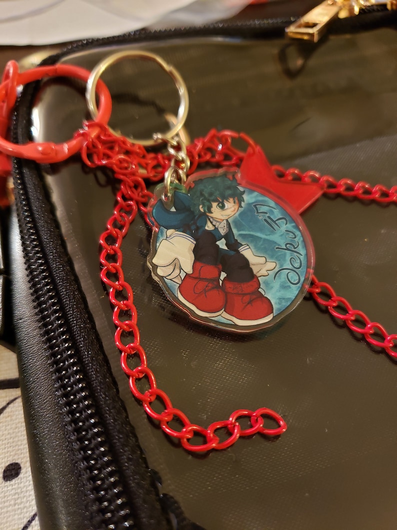 Bakugou and Izuku Keychains | Etsy