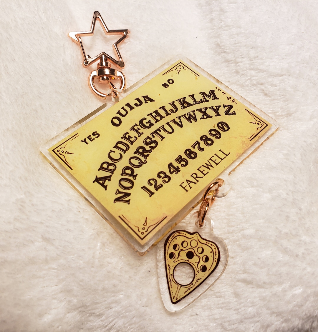 Ouija Board Keychain - Etsy