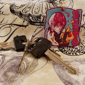Bnha: Shouto Todoroki Pastel Keychain - Etsy