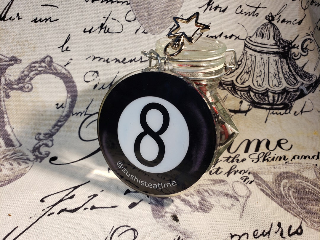 Magic Eight Ball Shaker Charm - Etsy