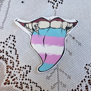 Gender Pride Tongue Stickers - Etsy