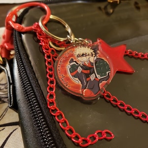 Bakugou and Izuku Keychains - Etsy