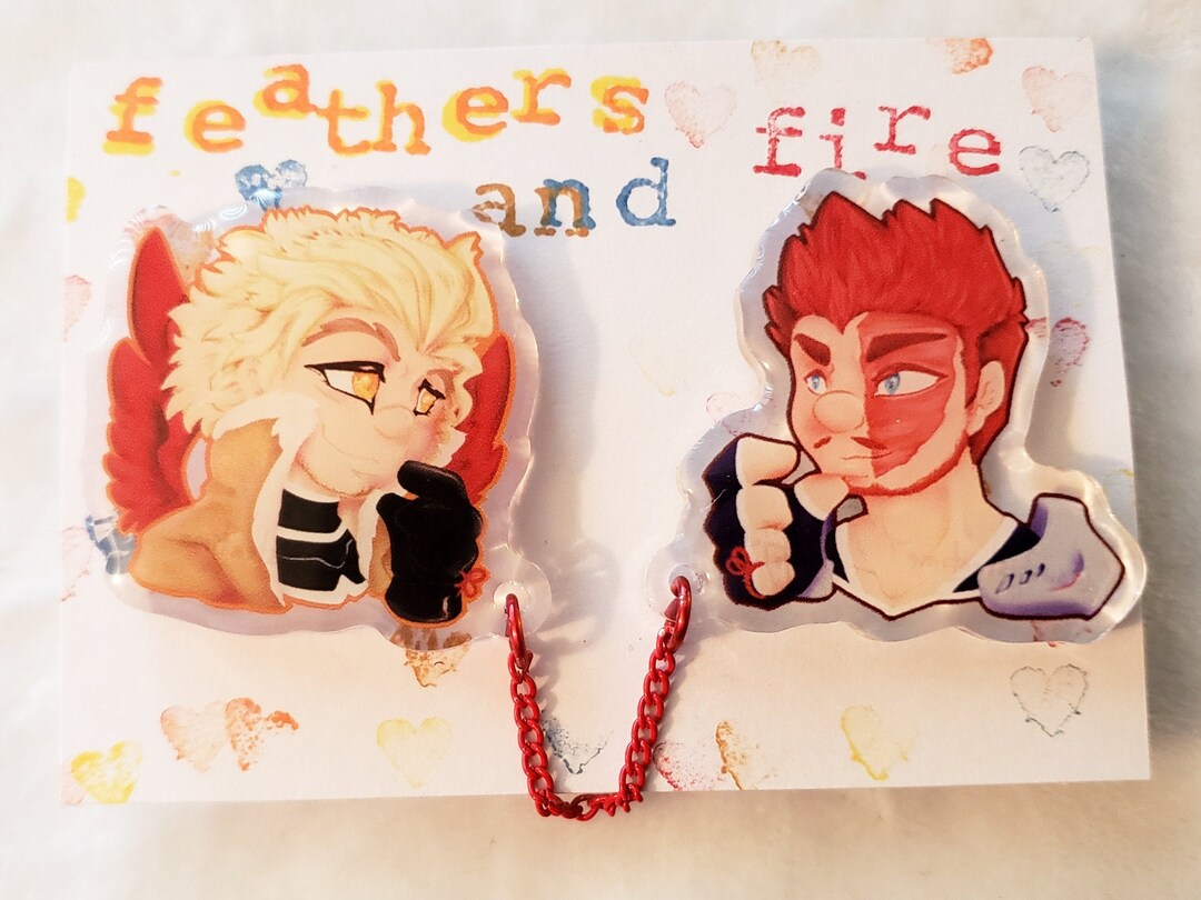 Endhawks Red String Acrylic Pins - Etsy