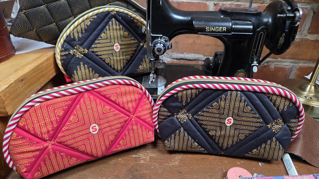 Custom Quilted Zippered Bag Singer Featherweight - Etsy