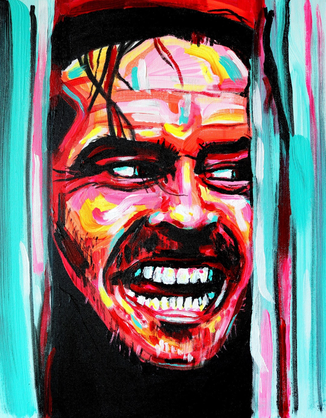 Here's Johnny - Art Print - Etsy