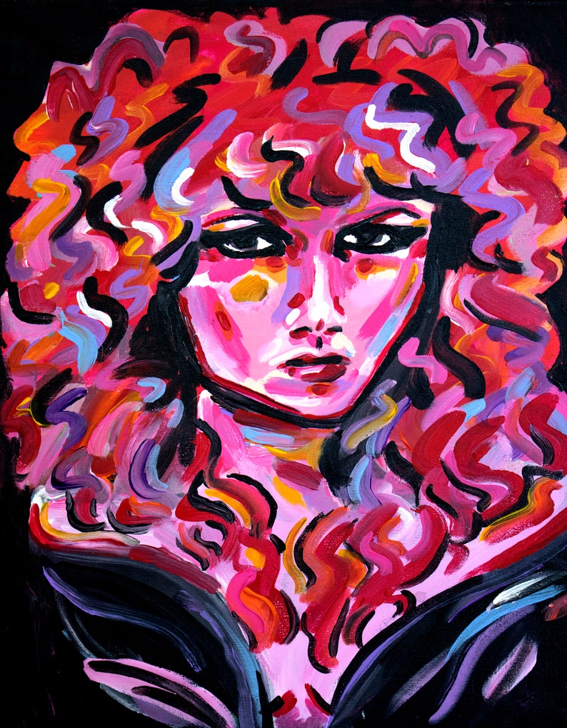 Poison Ivy Rorschach Art Print - Etsy