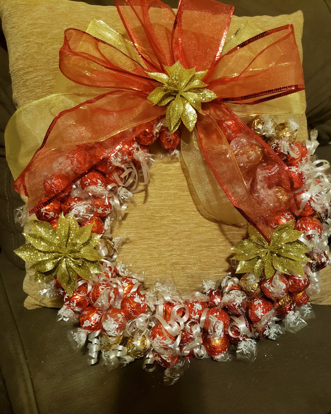 Lindt's Chocolate Wreath - Etsy