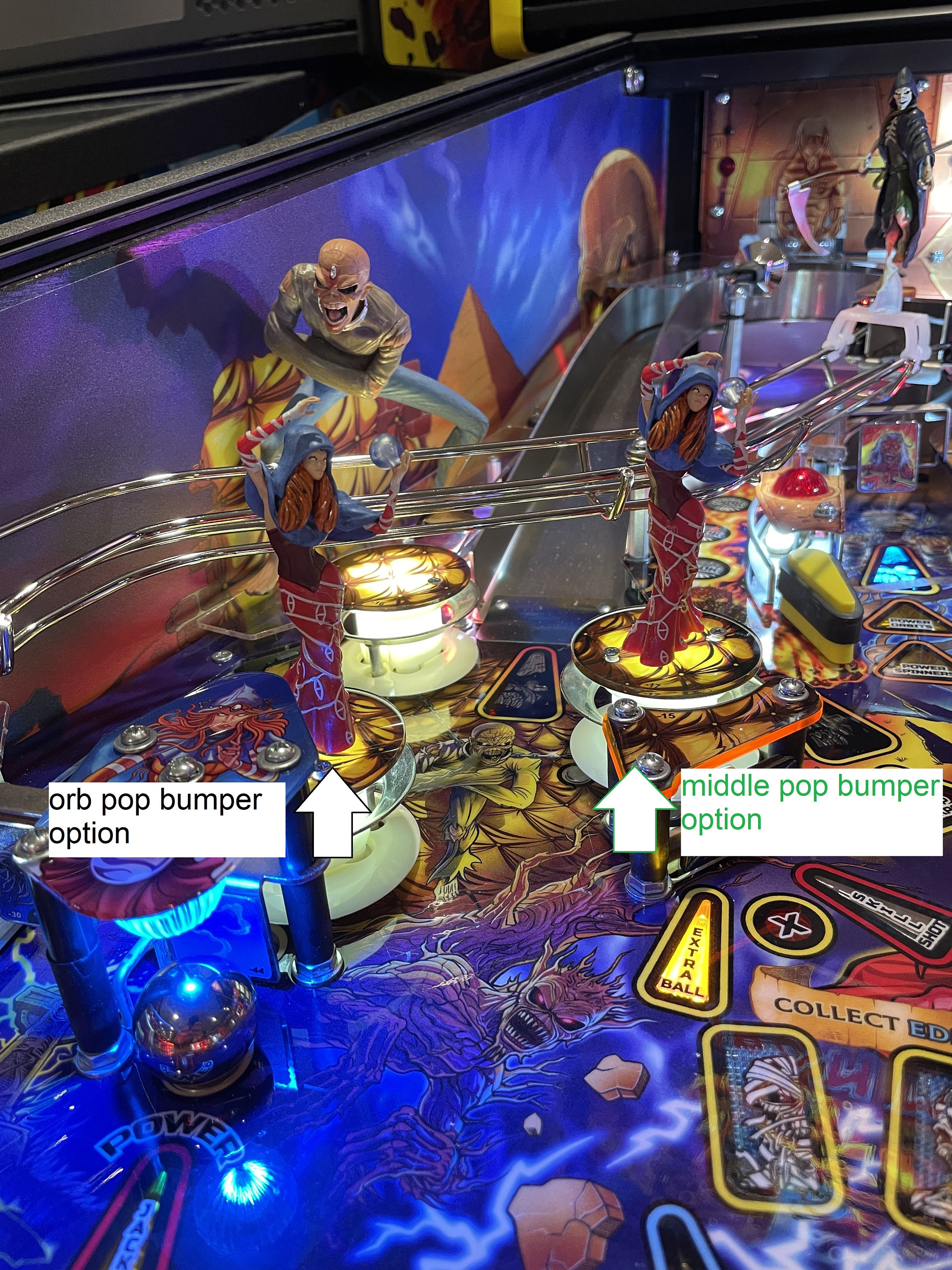 Stern Iron Maiden: Legacy of the Beast Pinball Pop Bumper Mods - Etsy