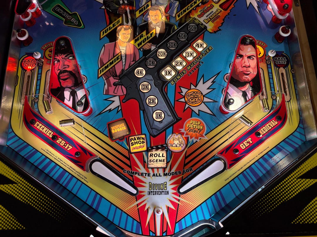 Pulp Fiction Pinball: 9mm Shell Casing Return Lane Plastic Protector ...