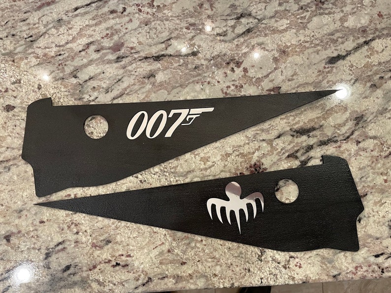 Stern Bond / 007 Sega/goldeneye Inspired Pinball Button Wear Protectors ...