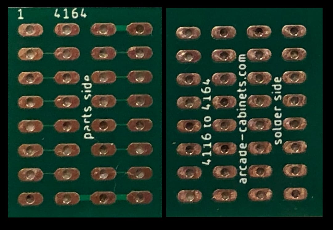 4116 RAM Socket to 4164 RAM Adapter (8 Pieces) - Etsy