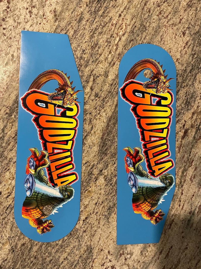 Magnetic Hinge Artwork for Stern Godzilla Pinball - Etsy