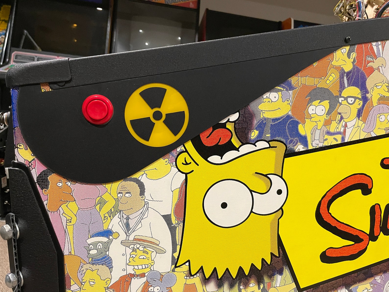Stern Simpsons Pinball Party Inspired Button Wear Protectors/armor - Etsy