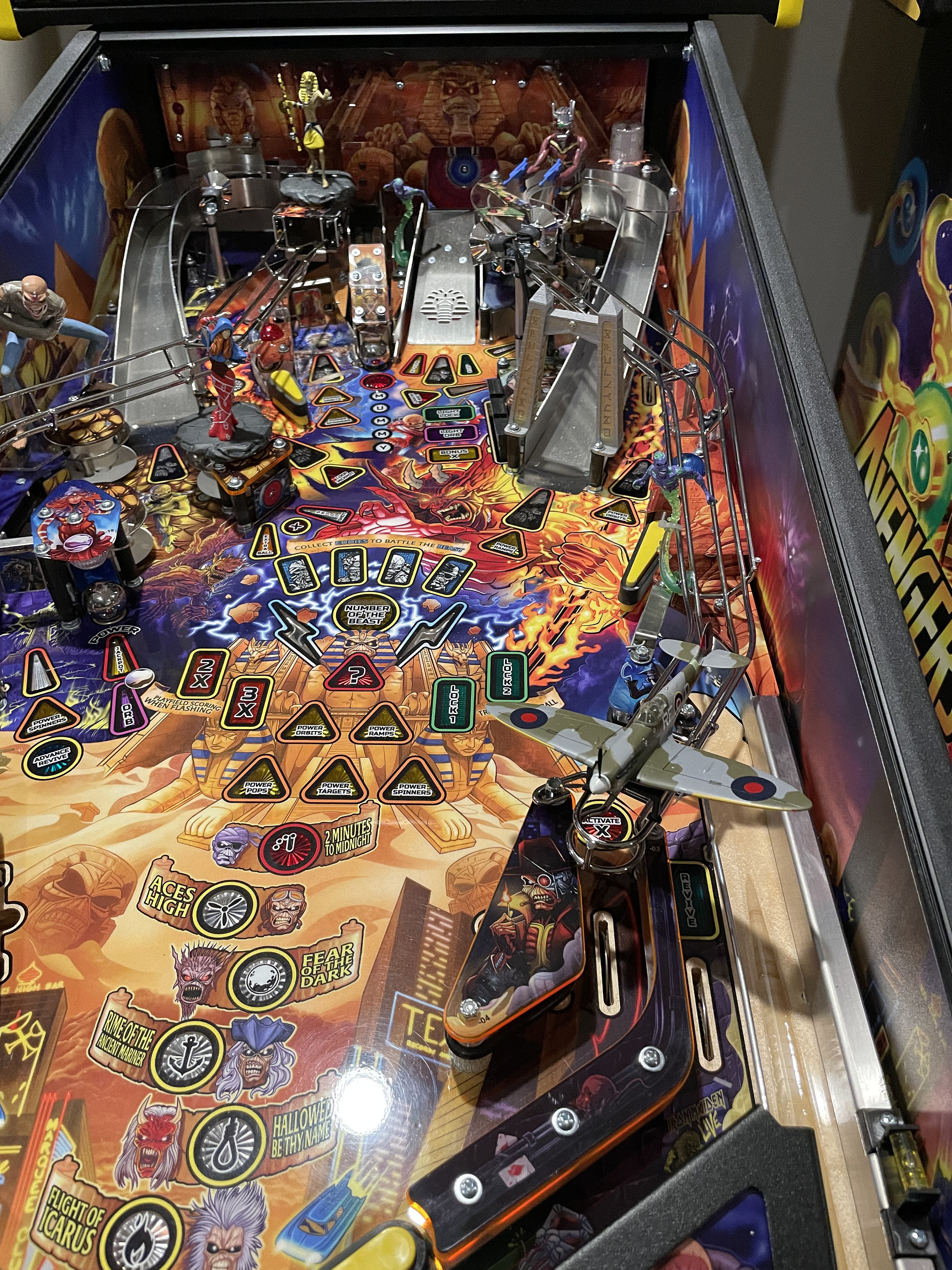 Iron Maiden: Legacy of the Beast Pinball Spitfire Mod - Etsy