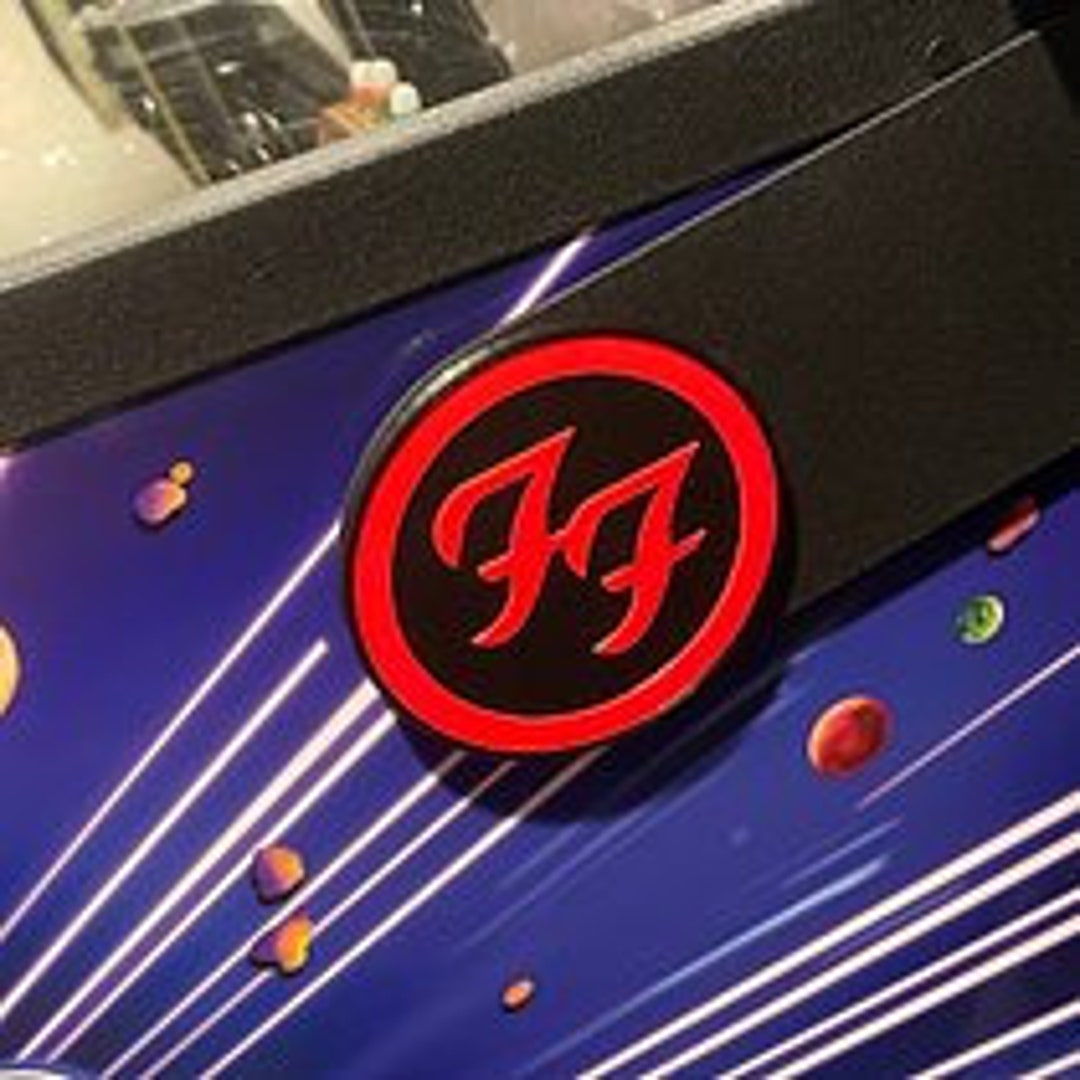 Set of Magnetic Logos for Stern Foo Fighter Pinball Hinges - Etsy Australia