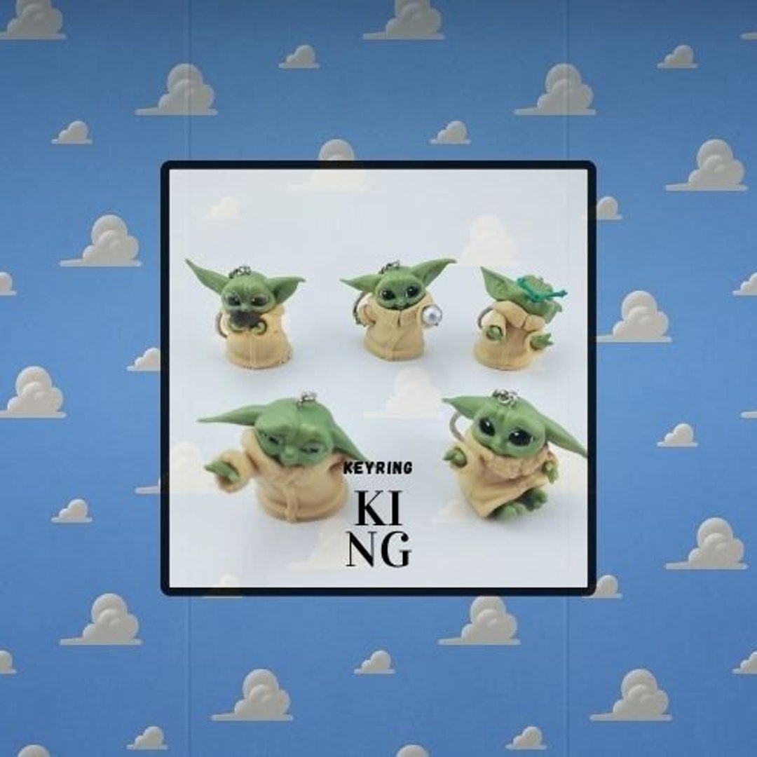 Grogu Baby Yoda Keyring - Etsy