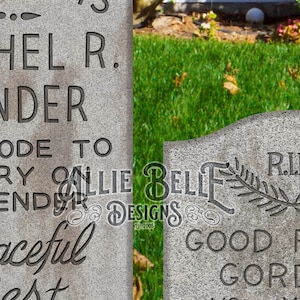 Haunted Mansion Tombstones 8 High Detail Photo Realistic Gravestones ...