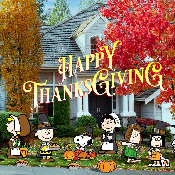 Snoopy Thanksgiving - Etsy