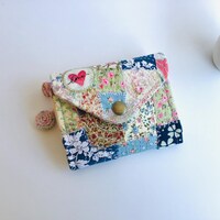 Women Clutch Wallet, Floral Fabric Wallet, Wallet With Flowers, Patchwork Wallet, Long Wallet ...