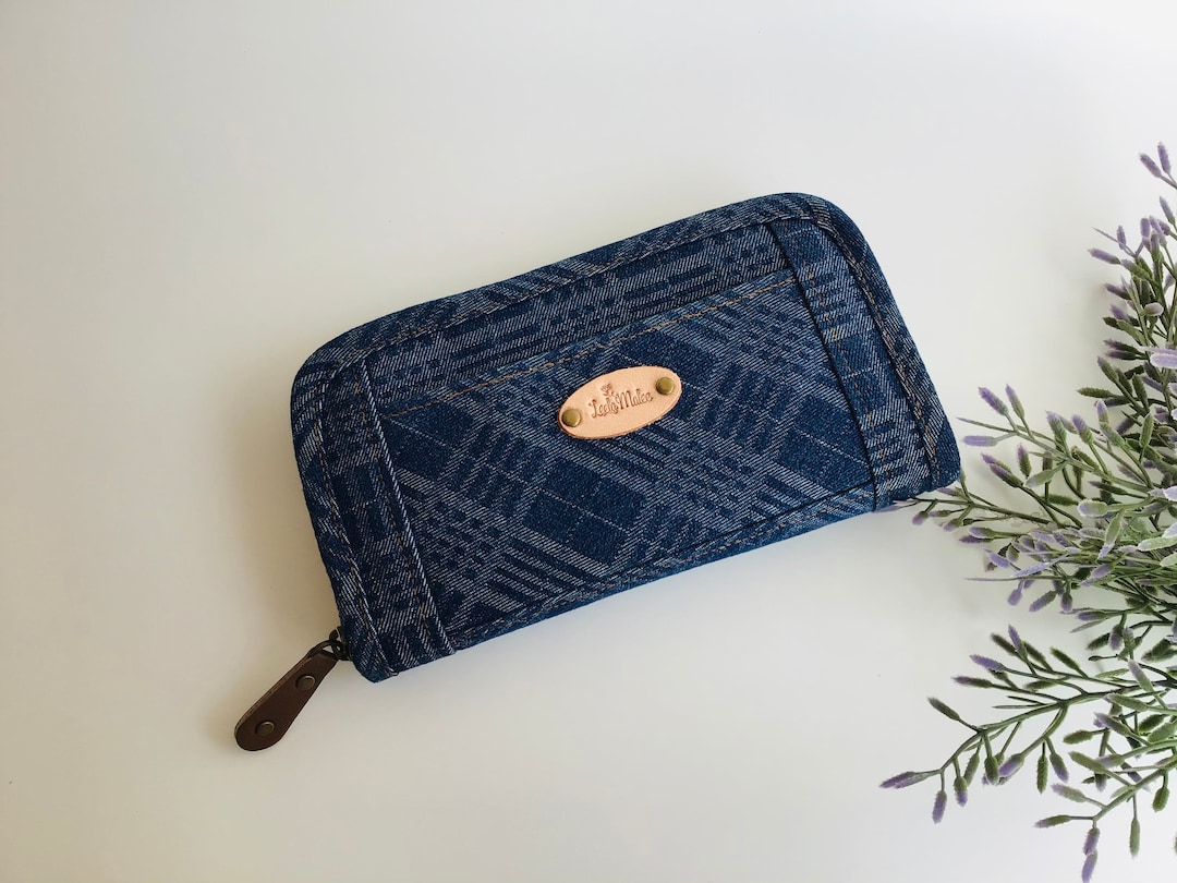 Denim Wallet, Fabric Wallet Handmade, Women's Wallet, Gifts for Her - Etsy
