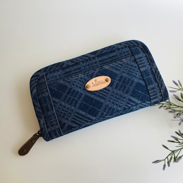 Denim Wallet - Etsy