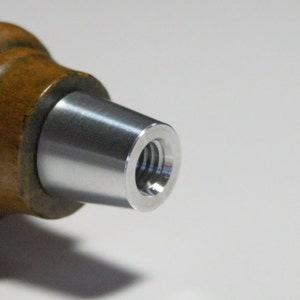 10 PACK Tapered Beer Tap Ferrule Chrome Aluminum 3/8"-16 Through Hole ...