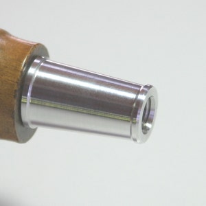 Flanged Tapered Beer Tap Ferrule Chrome Aluminum 5/16"-18 Top and 3/8 ...