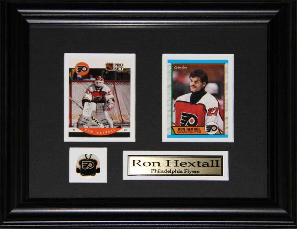 Ron Hextall Philadelphia Flyers 2 Card Hockey Memorabilia Collector ...