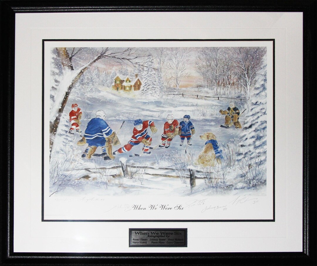When We Were Six Print Signed by Richard Cheevers Bower Pilote Ullman ...
