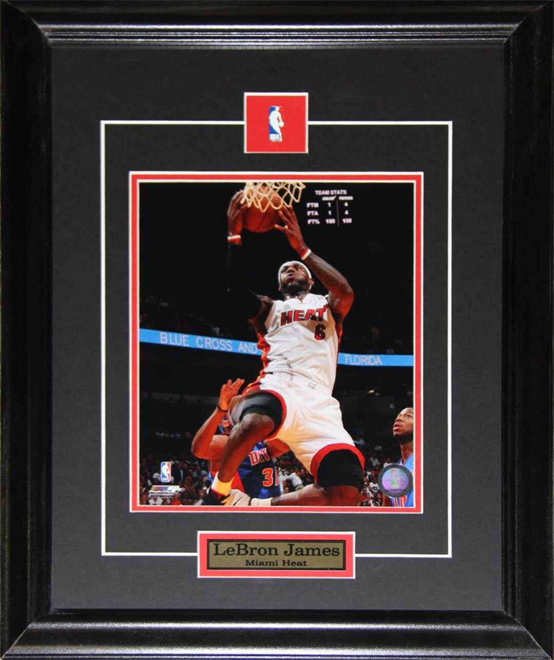 Lebron James Miami Heat 8x10 Basketball Memorabilia Collector Frame - Etsy