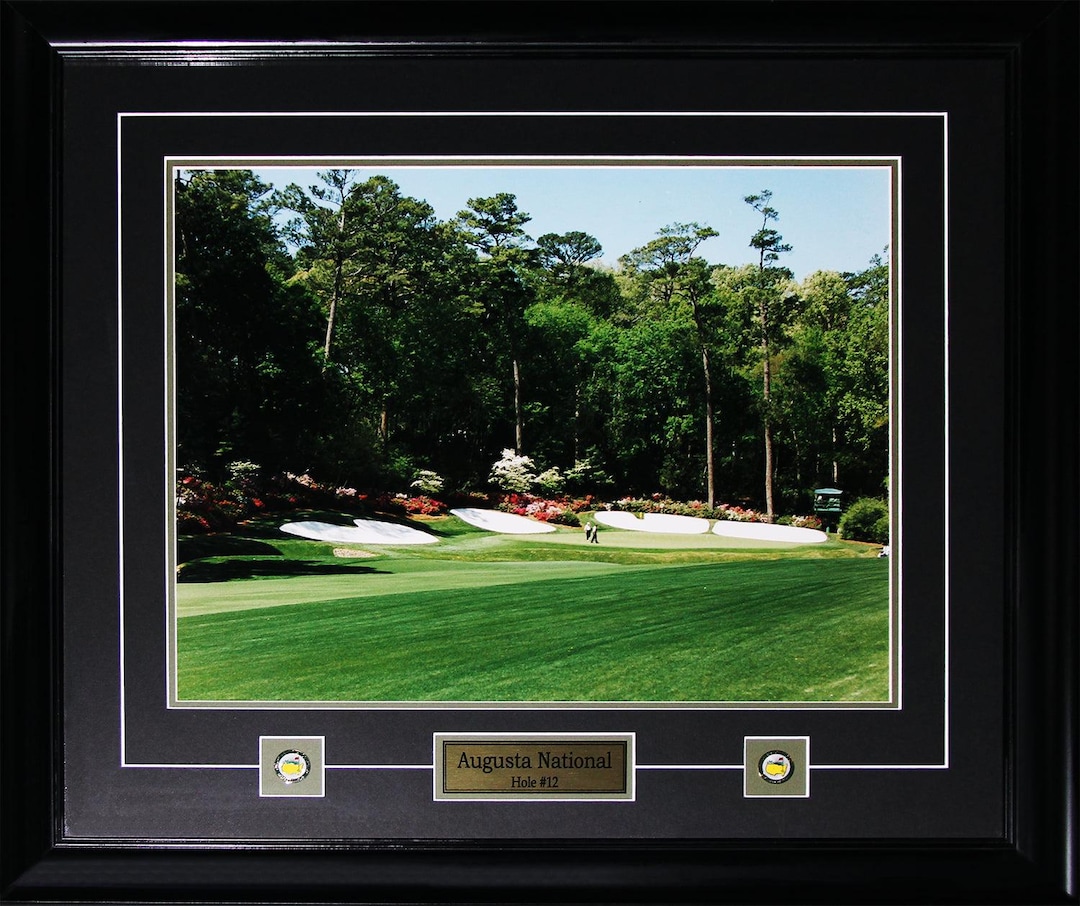 Augusta National Hole 12 Golden Bell Masters Golf Course PGA Golf 16x20 ...
