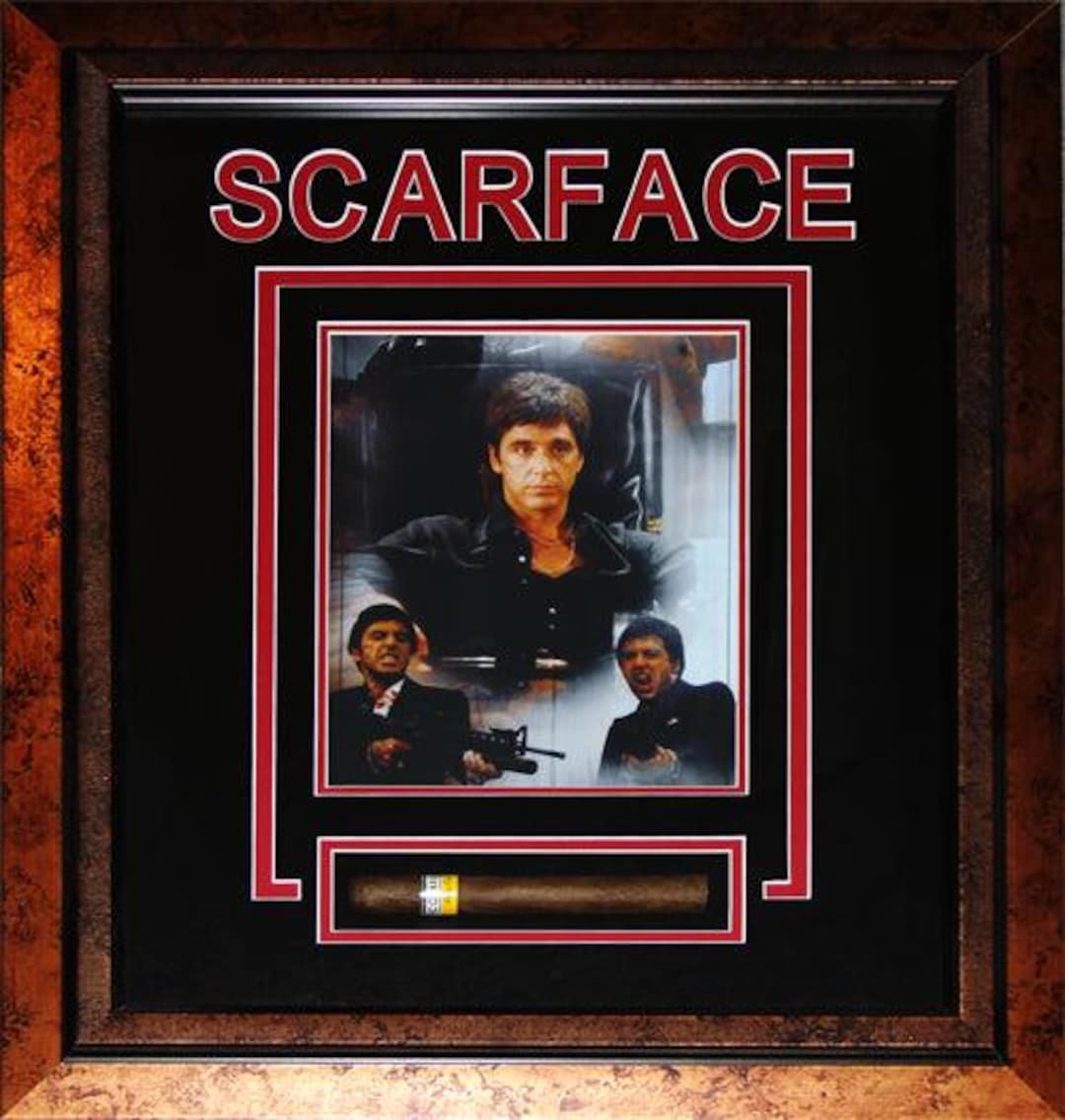 Al Pacino Scarface Tony Montanta Gangster Cigar Photograph 80s Movie ...