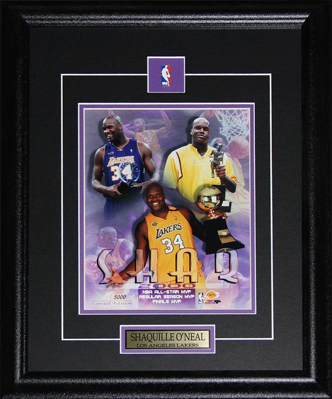 Shaquille O'neal Los Angeles Lakers 8x10 Basketball Collector Frame - Etsy