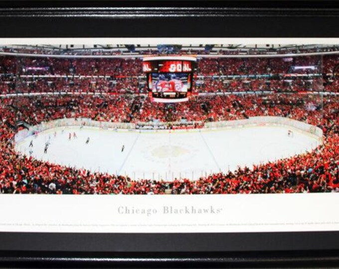 Chicago Blackhawks United Center Panorama Hockey Memorabilia Collector ...