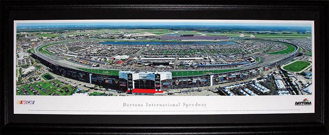 Daytona 500 International Speedway Race Track NASCAR Racing Panorama ...