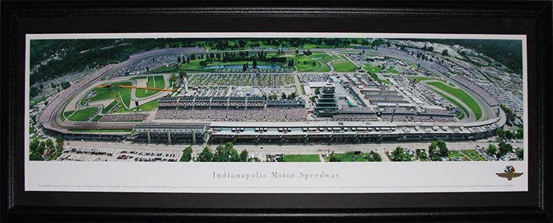 Indianapolis Motors Speedway NASCAR Racing Panorama Memorabilia ...