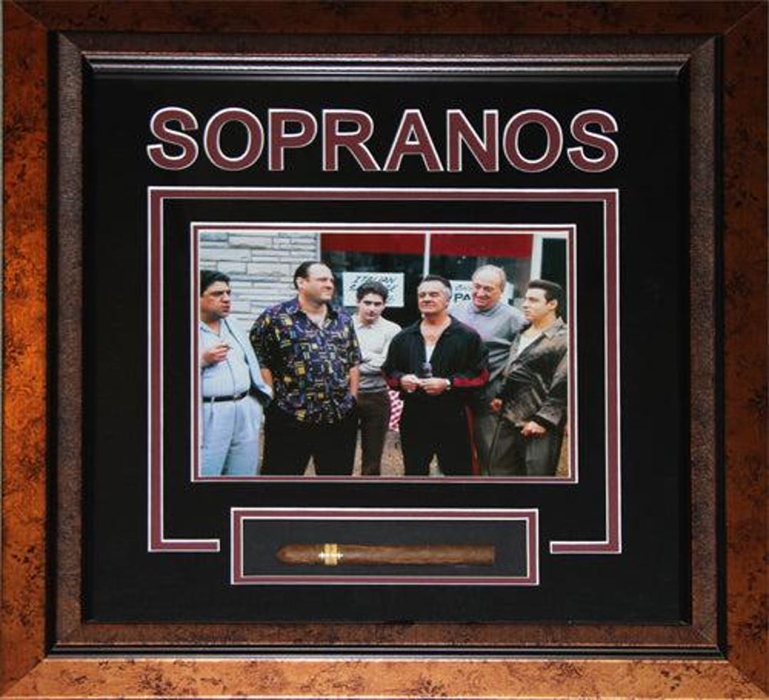 The Sopranos 8x10 James Gandolfini HBO Gangster Television Show Cigar ...